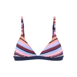 s.Oliver Bikinitop Damen Gr&ouml;&szlig;e 75 navy / pfirsich / rosa / offwhite