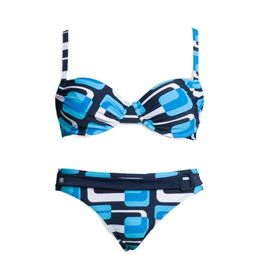 Kangaroos Bikini Damen Gr&ouml;&szlig;e S/M himmelblau / schwarz / wei&szlig;