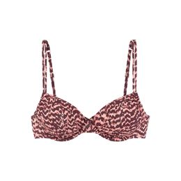 Lascana Bikinitop Damen Gr&ouml;&szlig;e 75 pink / altrosa / bordeaux