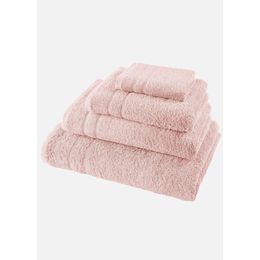 bonprix Baumwollhandtuch in weicher Qualit&auml;t, rosa, mit Baumwolle