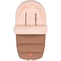 fillikid Kinder Fu&szlig;sack "Atlas, Winterfu&szlig;sack"taupe, Polyester, Fu&szlig;s&auml;cke, mit Teddy-Pl&uuml;sch