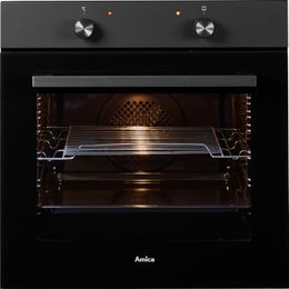Amica Einbaubackofen "EBX 947 600 SM", B:59,5cm H:59,5cm T:57,5cm, schwarz, Back&ouml;fen, Die matte Optik sorgt f&uuml;r ein elegantes und modernes Aussehen