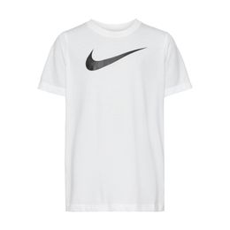 Nike M&auml;dchen Trainingsshirt "T-SHIRT PARK", wei&szlig;, Gr. M, Obermaterial: 75% Polyester, 13% Baumwolle, 12% Viskose, Shirts, f&uuml;r Kinder, sportlicher