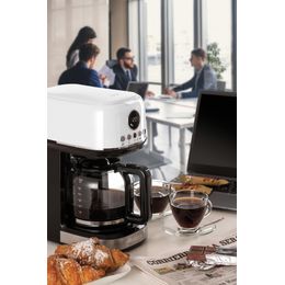 Ariete Filterkaffeemaschine "1396W Moderna wei&szlig;,1,5 L mit Timer, Programmwahl und Warmhaltefunktion", 15, wei&szlig;, Kaffeemaschinen