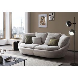 Big-Sofa Trendmanufaktur, B:280cm H:87cm T:131cm, beige, 100% Polyester, Sofas, "Maui, inklusive 4 R&uuml;ckenkissen und 2 Zierkissen, Designersofa",
