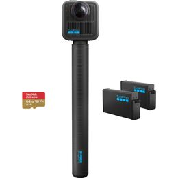 GoPro 360-Kamera "MAX2 Accessory Hard Bundle", B:7cm H:6,4cm T:4,9cmschwarz, Camcorder
