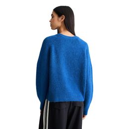 Marc O'Polo Damen Strickpullover "aus kuscheligem Alpakawolle-Mix"pale cobalt, Gr. XXS, MARC O'POLO DENIM, unifarben, Obermaterial: 42% Polyamid, 28% Wolle, 28%