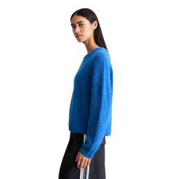 Marc O'Polo Damen Strickpullover "aus kuscheligem Alpakawolle-Mix"pale cobalt, Gr. XXL, MARC O'POLO DENIM, unifarben, Obermaterial: 42% Polyamid, 28% Wolle, 28%