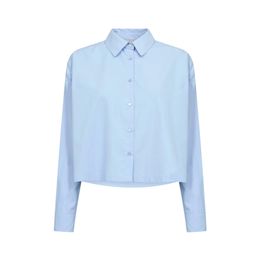 Blusentop soyaconcept "Soya Concept Shirt SC-NETTI", Damen, Gr. XL, 6250 windsurfer, Obermaterial: 53% Polyester, 47% Baumwolle, Blusen Blusentop
