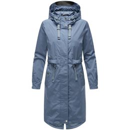 Navahoo Raincoat 'Silberperlee' female Blue size L