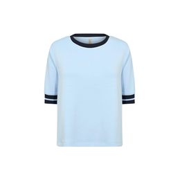 soyaconcept Damen Kurzarmhemd "Soya Concept T-shirt SC-BANU"6250 windsurfer, Gr. S, Obermaterial: 48% Modal, 48% Polyester, 4% Elasthan, Hemden