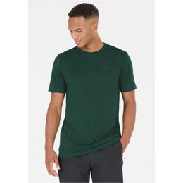Virtus Herren Funktionsshirt "Keso", gr&uuml;n, Gr. L, unifarben, 100% Polyester, Shirts, mit schnelltrocknender und atmungsaktiver Eigenschaft