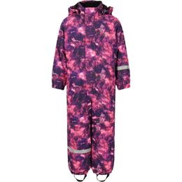 ZIGZAG Kinder Schneeoverall "Tower"purpurviolett, Gr. 116, 100% Polyester, Overalls, mit wasser- und winddichter TPU-Membran