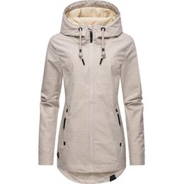 Ragwear Between-Season Jacket 'Zuzka' female Beige size 4XL