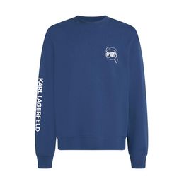 K by KARL LAGERFELD Karl Lagerfeld Sweatshirt 'Ikon' male Blue size XXL