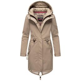 Marikoo Raincoat female Beige size XXXL