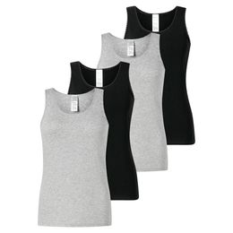 Schiesser Undershirt female Grey, Black size XXL