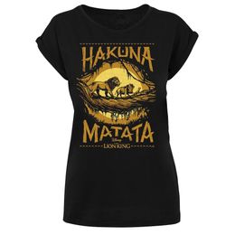 F4NT4STIC Shirt 'Disney Der K&ouml;nig der L&ouml;wen Hakuna Matata' female Black size L