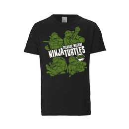 logoshirt Shirt 'Ninja Turtles - Turtle Power' female Black size XL