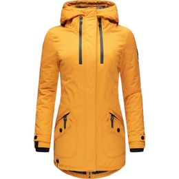 Navahoo Mantel Damen Gr&ouml;&szlig;e M curry Winterjacke
