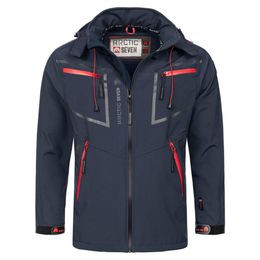 Arctic Seven Funktionsjacke Herren Gr&ouml;&szlig;e M navy / anthrazit / knallrot