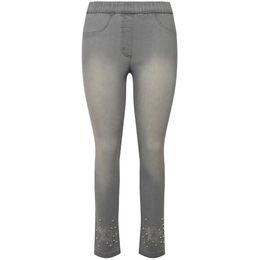 MIAMODA Jeggins Damen Gr&ouml;&szlig;e 45/46 rauchgrau