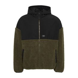 !Solid Fleecejacke 'Mark' Herren Gr&ouml;&szlig;e XXXL gr&uuml;n / schwarz