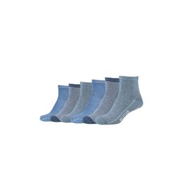 Mustang Socken Damen Gr&ouml;&szlig;e 35/38 blau / navy / rauchblau / blaumeliert