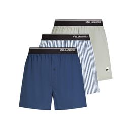 K by KARL LAGERFELD Karl Lagerfeld Boxershorts 'Ikon' Herren Gr&ouml;&szlig;e XS dunkelblau / grau