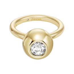 Fossil Ring Damen Gr&ouml;&szlig;e 52 gold