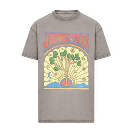 F4NT4STIC Shirt 'US National Parks Joshua Tree' male Grey size 5XL