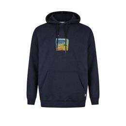 Cleptomanicx Sweatshirt 'Durst' Herren Gr&ouml;&szlig;e XL hellblau / dunkelblau / gelb / gr&uuml;n