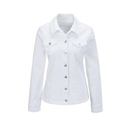 GOLDNER &Uuml;bergangsjacke Damen Gr&ouml;&szlig;e XL white denim
