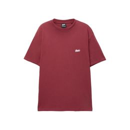 Pull&Bear Pull&Bear T-Shirt Herren Gr&ouml;&szlig;e S burgunder