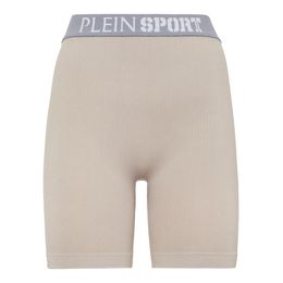 Plein Sport Sportshorts Damen Gr&ouml;&szlig;e 4XL dunkelgrau / wei&szlig;