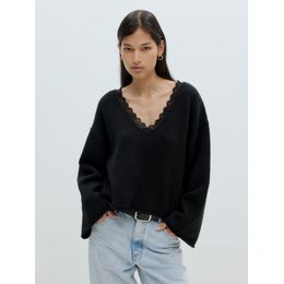 EDITED Pullover 'Amanda' - Damen Gr&ouml;&szlig;e L schwarz