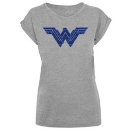 F4NT4STIC Shirt 'DC Comics Wonder Woman' female Grey size 5XL