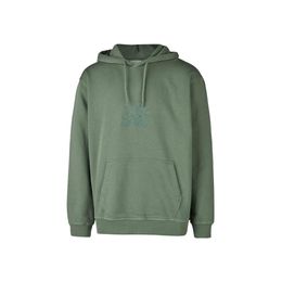 Cleptomanicx Kapuzensweatshirt 'Boxy Hooded Residence' Herren Gr&ouml;&szlig;e M dunkelgr&uuml;n
