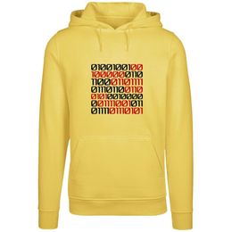 F4NT4STIC Sweatshirt 'I love you 01001001 Binary Code Valentinstag' Herren Gr&ouml;&szlig;e 4XL gelb / rot / schwarz