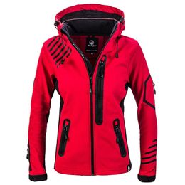 Rock Creek Outdoorjacke Damen Gr&ouml;&szlig;e XXXL rot / schwarz