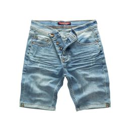 Rock Creek Shorts Herren Gr&ouml;&szlig;e 33 blue denim / kastanienbraun