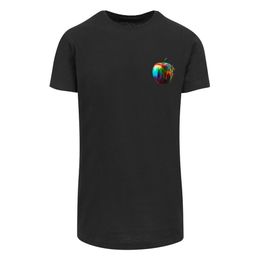 F4NT4STIC Shirt 'Colorfood Collection - Rainbow Apple' male Black size XL
