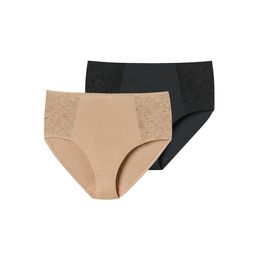 Schiesser Midislip ' Air Spitze ' Damen Gr&ouml;&szlig;e M/L beige