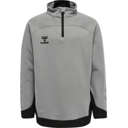 Hummel Sweatshirt Jungen Gr&ouml;&szlig;e 140 grau / schwarz