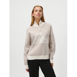 LEGER Damen Troyer "Charis, LeGer by Lena Gercke", beige, Gr. 42, Strick, Obermaterial: 55% Polyacryl, 45% Baumwolle, Pullover, &uuml;berschnitten