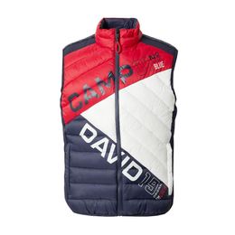 CAMP DAVID Weste Herren Gr&ouml;&szlig;e L navy / rot / wei&szlig;