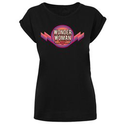 F4NT4STIC Shirt 'DC Comics Wonder Woman Rainbow Logo' female Black size 5XL