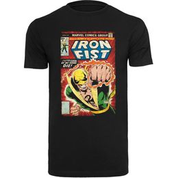 F4NT4STIC T-Shirt 'Marvel Iron Fist Cover' Herren Gr&ouml;&szlig;e M blau / gelb / rot / schwarz