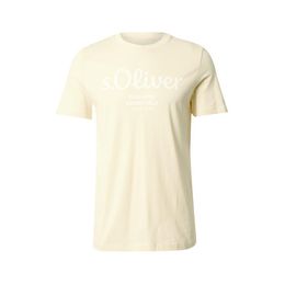 s.Oliver Shirt Herren Gr&ouml;&szlig;e S pastellgelb / offwhite
