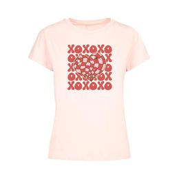 F4NT4STIC Shirt 'XOXO Herz Love' female Pink size M